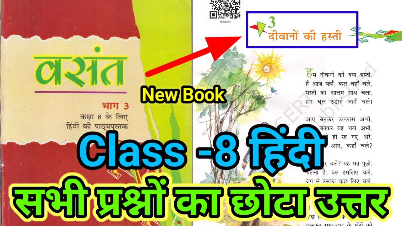 Class 8 hindi chapter 3 question answer bihar board |vasant| दीवानों की ...