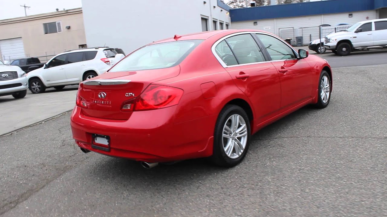 2010 Infiniti G37, Red - STOCK# 457761 - Walk around - YouTube