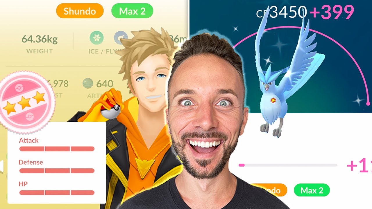 Maxing My *SHUNDO ARTICUNO* to LEVEL 51 in Pokémon GO - YouTube