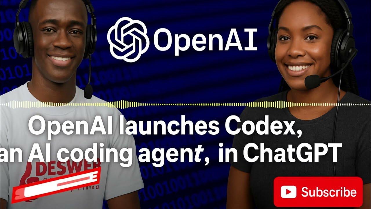 OpenAI launches Codex, an AI coding agent, in ChatGPT - @TechWithDesmy - YouTube