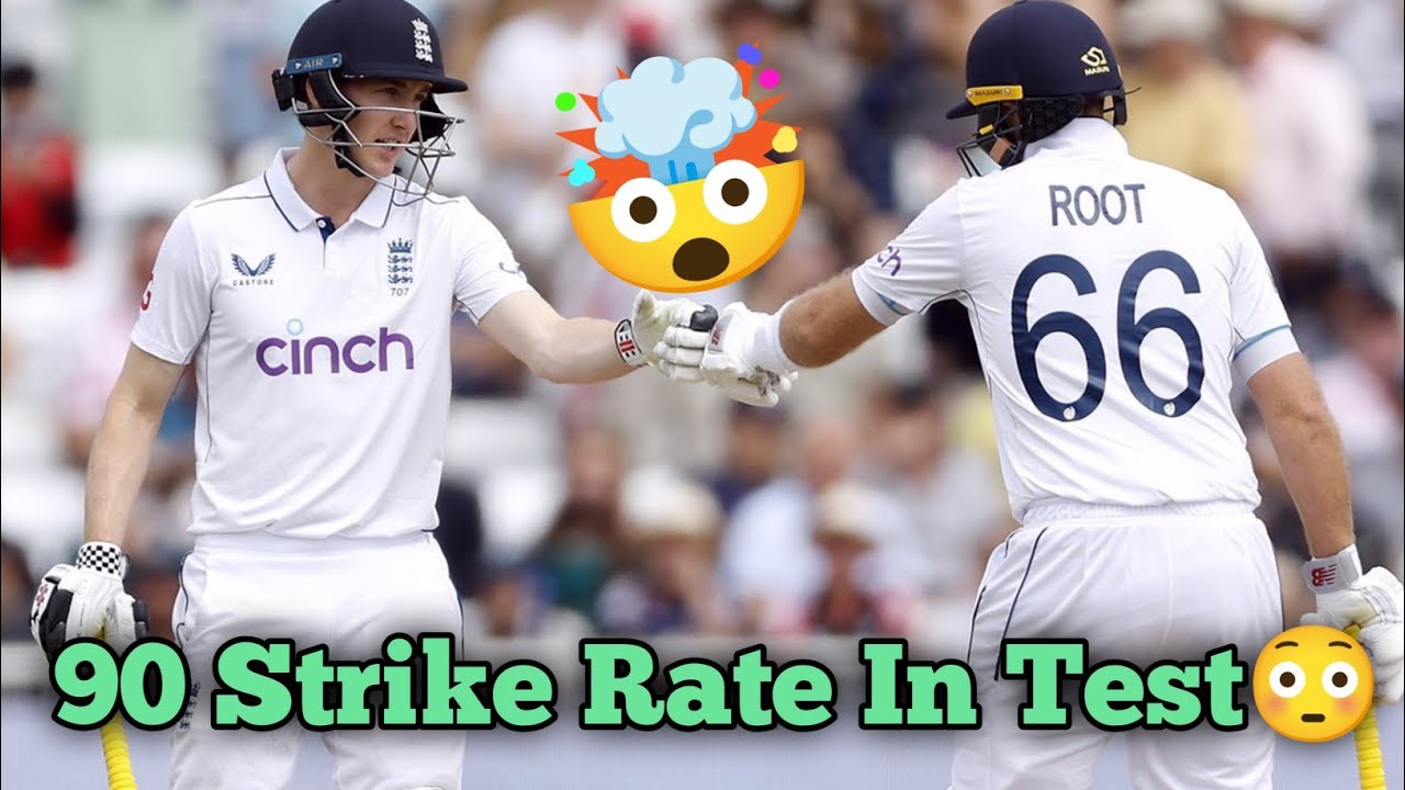 Harry Brook Has 90 Strike Rate In Test Cricket🤯 Joe Root Equals Fab 4 ...