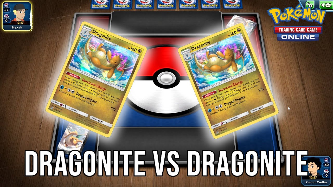 Dragonite VS Dragonite - Pokemon TCG Online Indonesia - YouTube