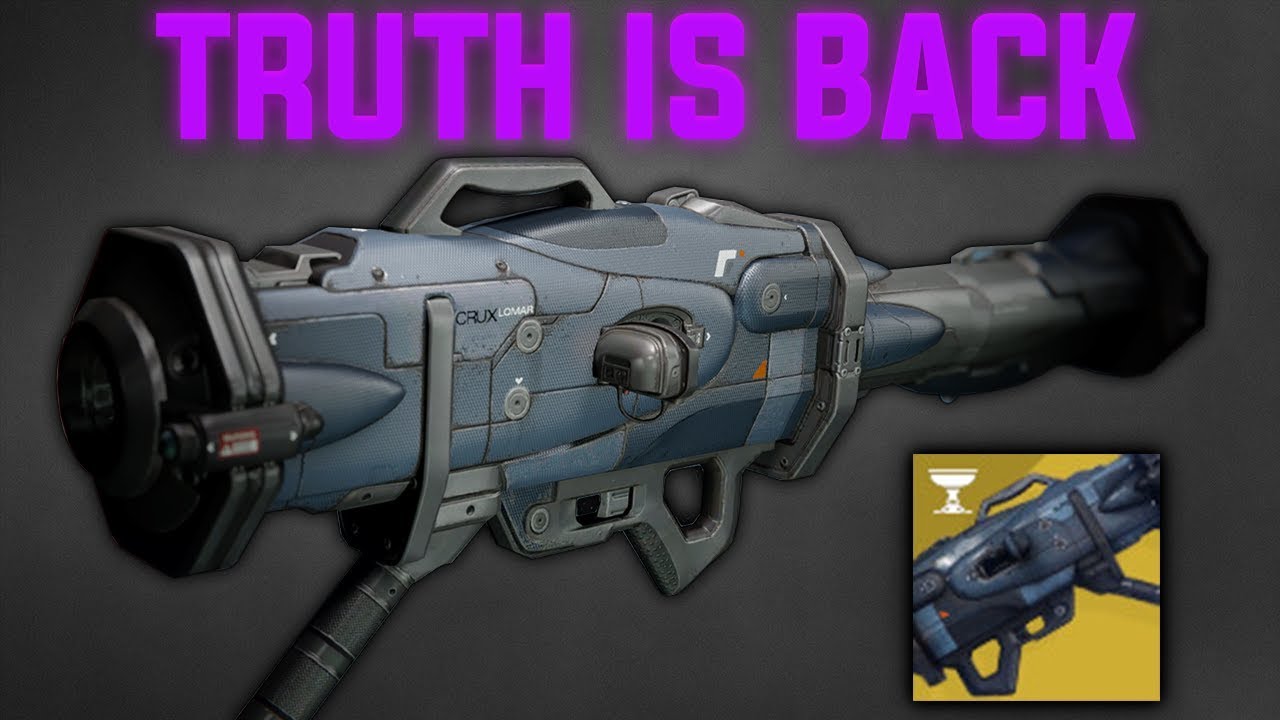 Destiny 2: TRUTH IS BACK ! Exotic Rocket Launcher - YouTube
