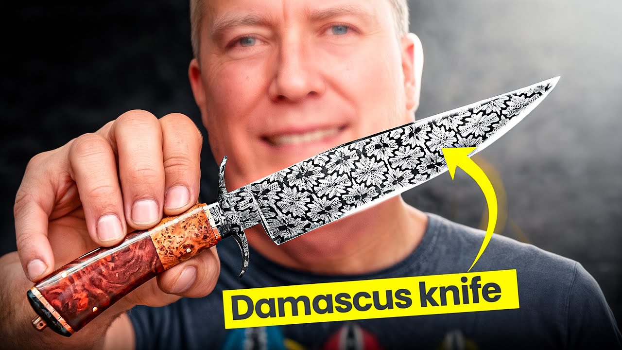 Building A $5,000 Damascus Fighting Knife! - YouTube