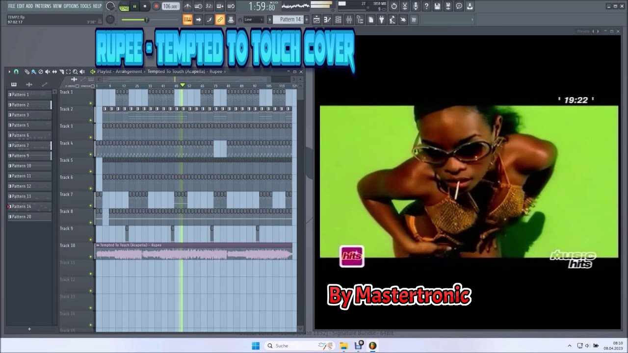 Rupee – Tempted To Touch Cover (Mastertronic) - YouTube