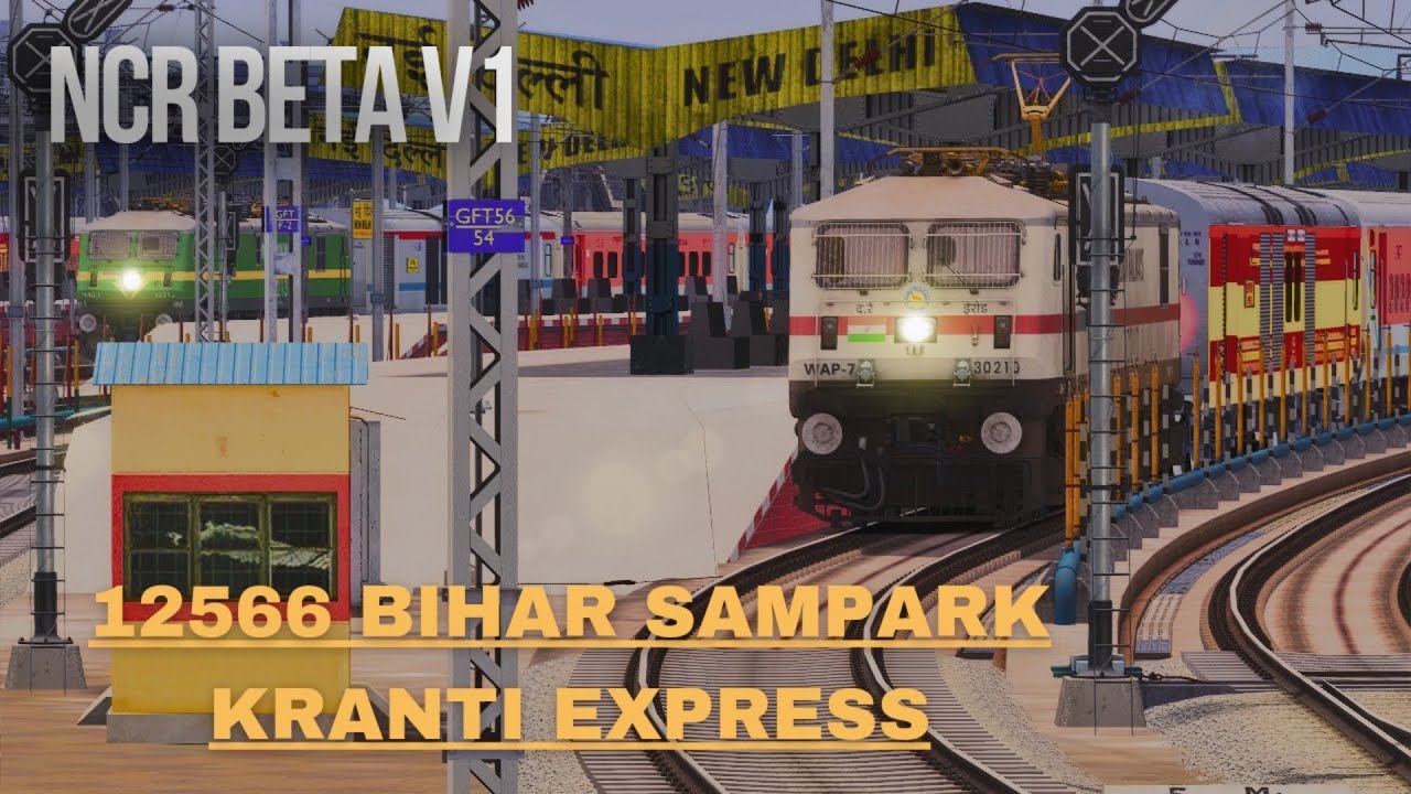 12566 Bihar Sampark Kranti Express || Train Simulator 2024 || Part 1 # ...