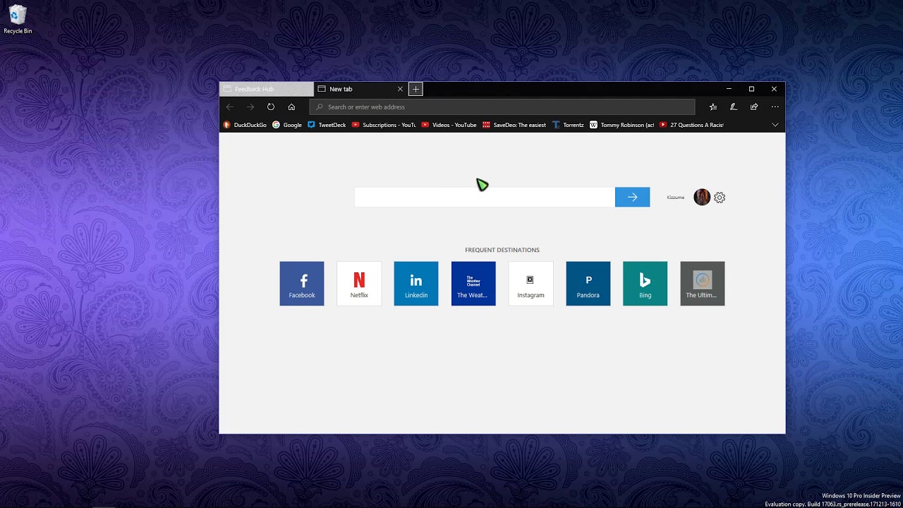 Every UWP app is just a tab in Edge in Insider Preview Build 17063 ...