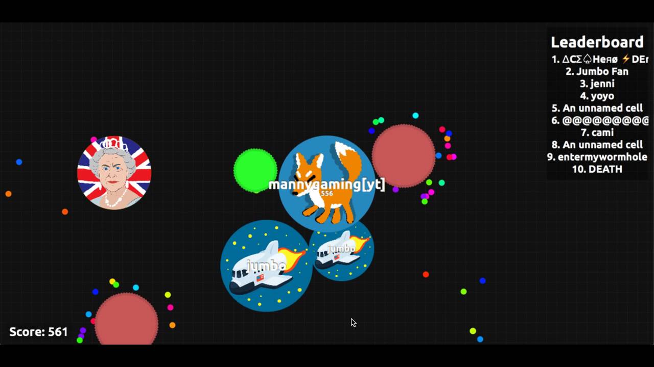agar.io gameplay on pc - YouTube