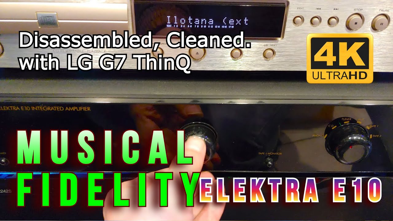 Musical Fidelity Elektra E10 Integrated Amplifier disassembled - YouTube