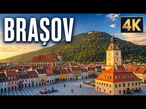 Brașov - the Most Beautiful City in Romania 🇷🇴 4K Walking Tour