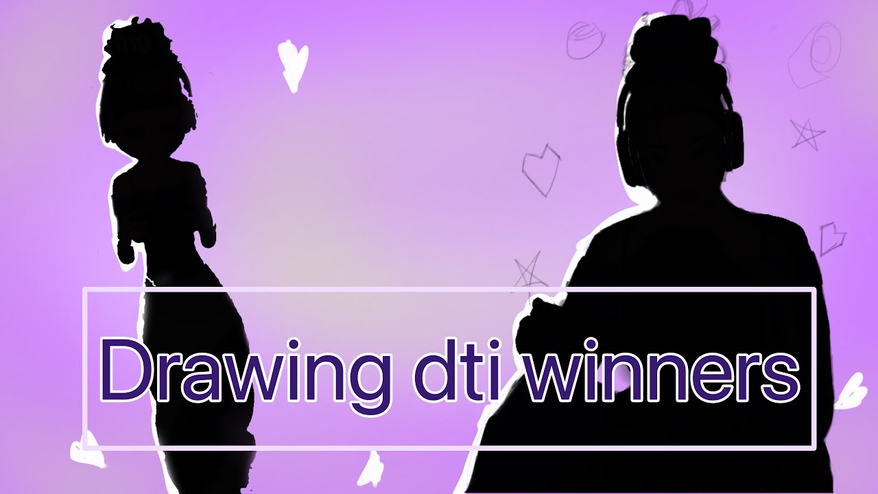 Drawing the top winner in dti🎀🎀 - YouTube