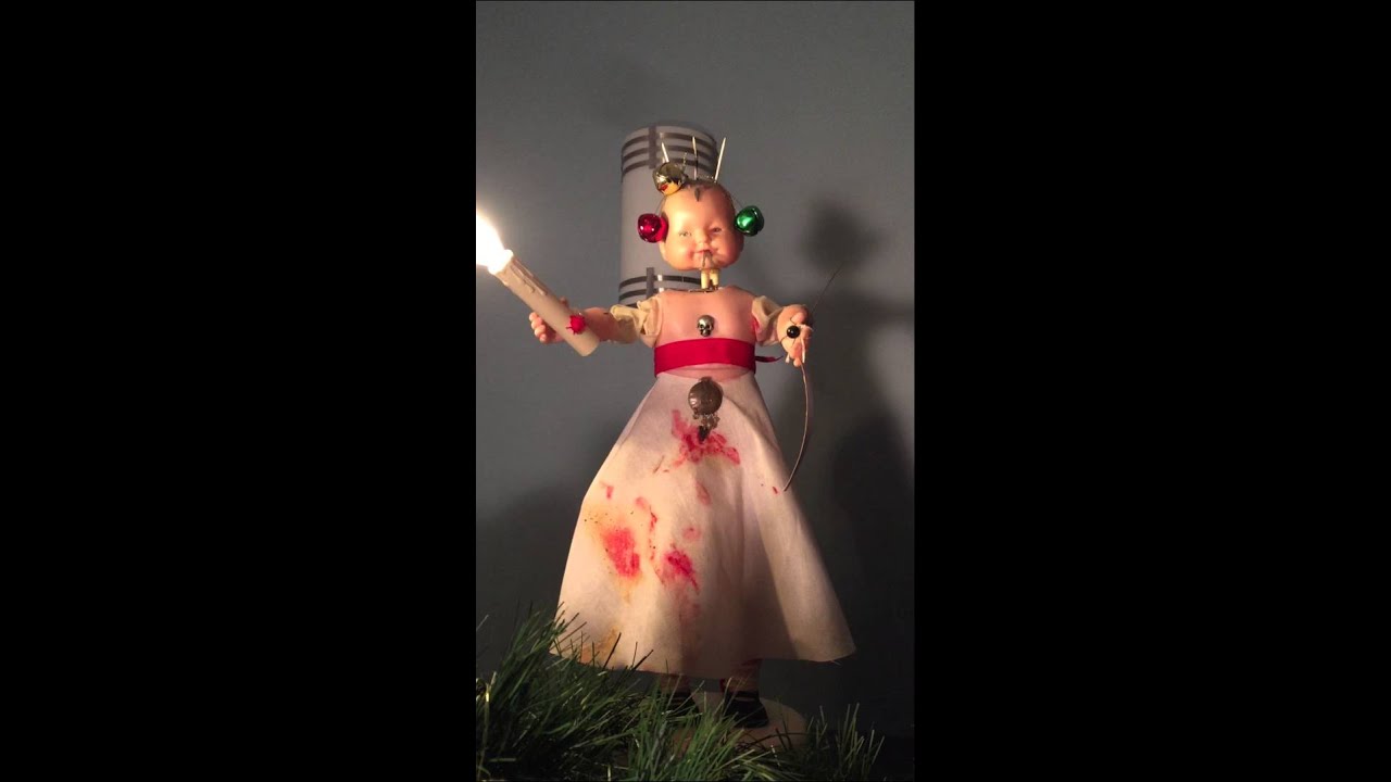 Dead baby doll art - creepy art my BFF made me - YouTube