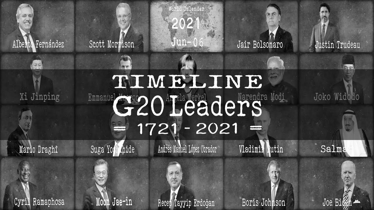 🌏 Timeline of G20 Leaders 1721-2021 - YouTube