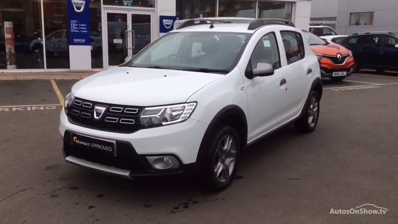 DACIA SANDERO STEPWAY AMBIANCE TCE WHITE 2017 - YouTube