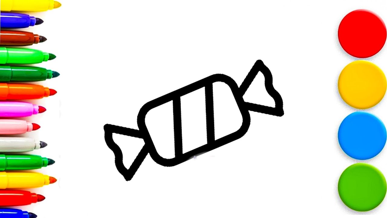 How to Draw Chocolate a Easy Step by Step for kids | Kids Color ...