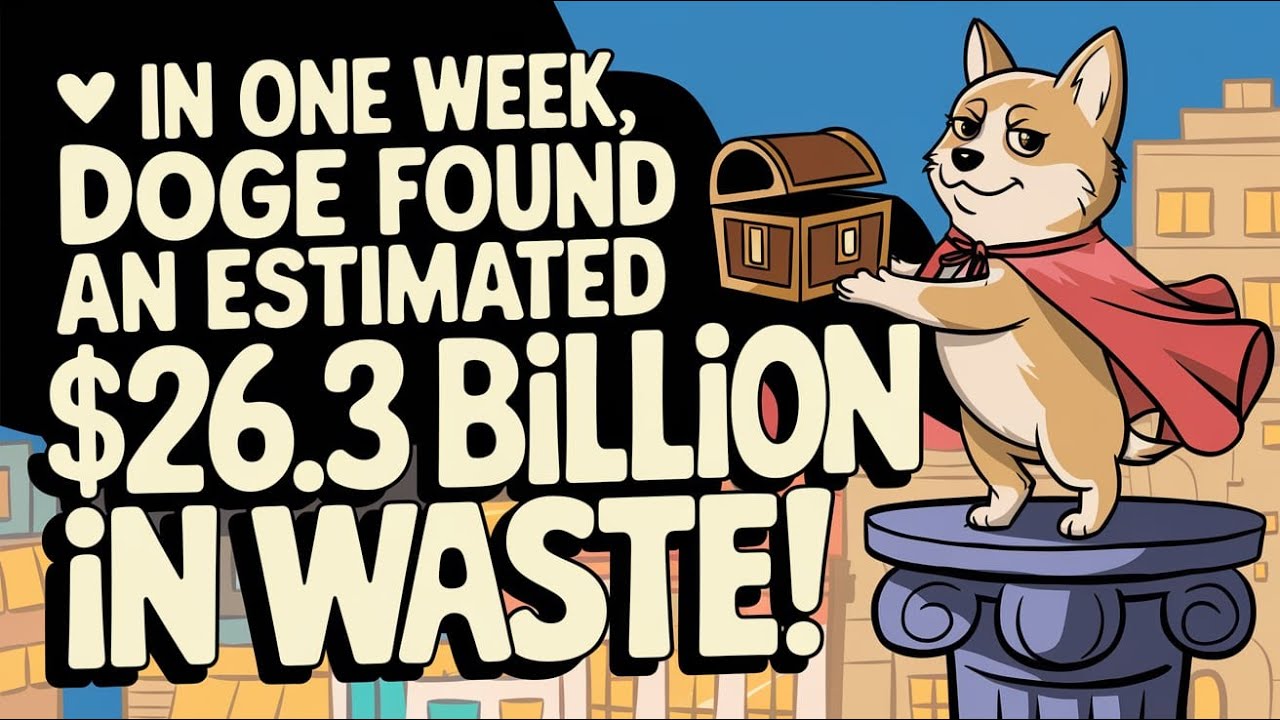 🚨 In One Week, DOGE Found an Estimated $26.3 BILLION in Waste! | SF ...