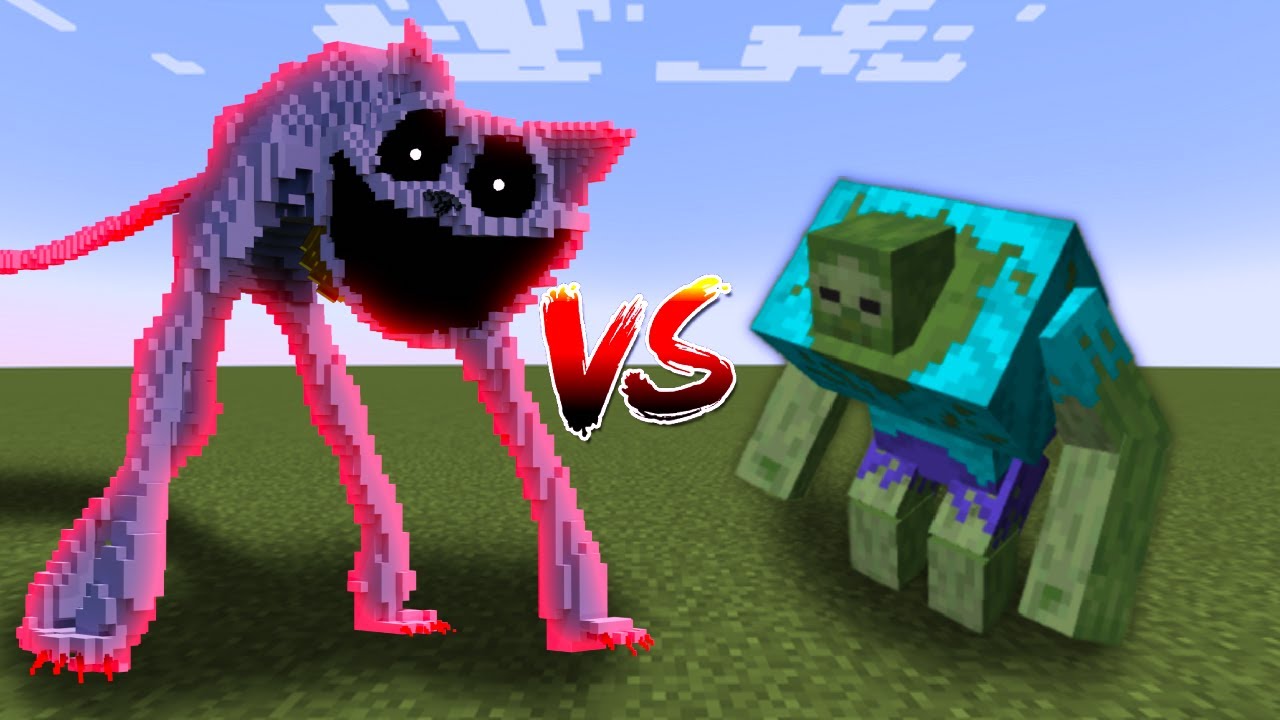 CAT NAP vs ZOMBIE MUTANT | Minecraft - YouTube