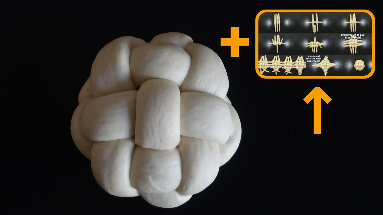 Round Challah from 6 Strands: How to Braid + Image Guide - YouTube