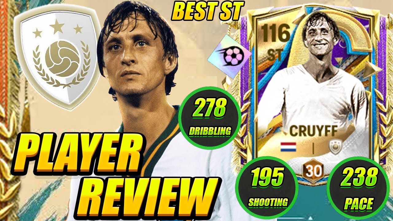 Is He the Best ST? Captains Cruyff Player Review! FC Mobile 25 Cruyff ...
