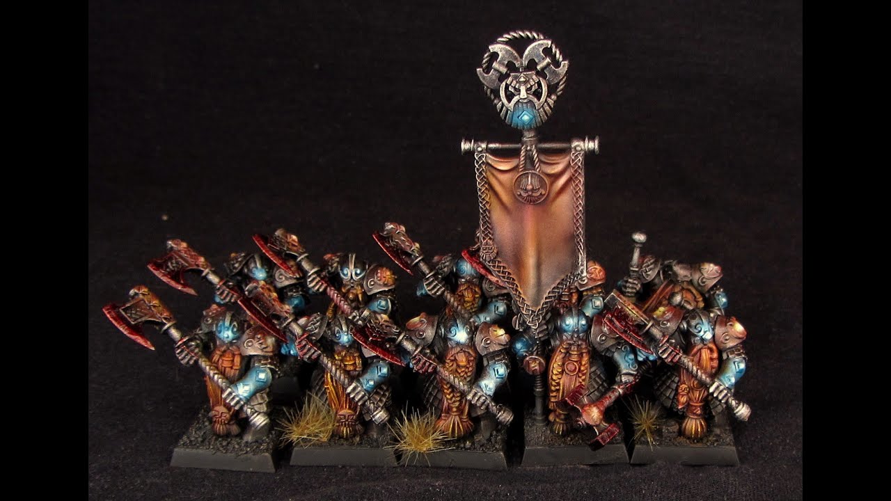 How to paint Dwarfs - Longbeards - HD tutorial by Medows - YouTube