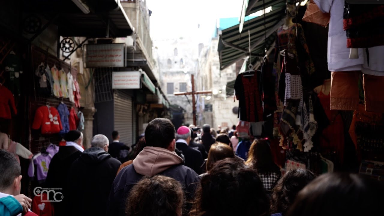 Way of the Cross for peace, in Jerusalem - YouTube