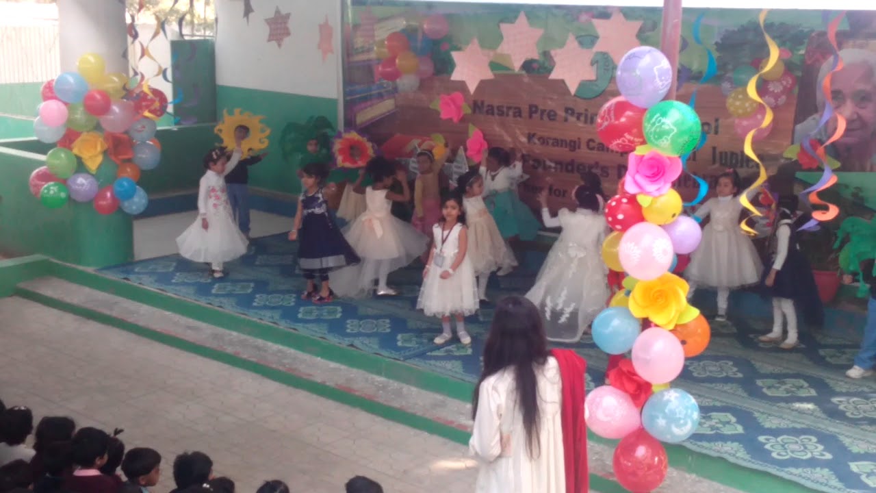 Little children performance in Nasra pre primary School - YouTube