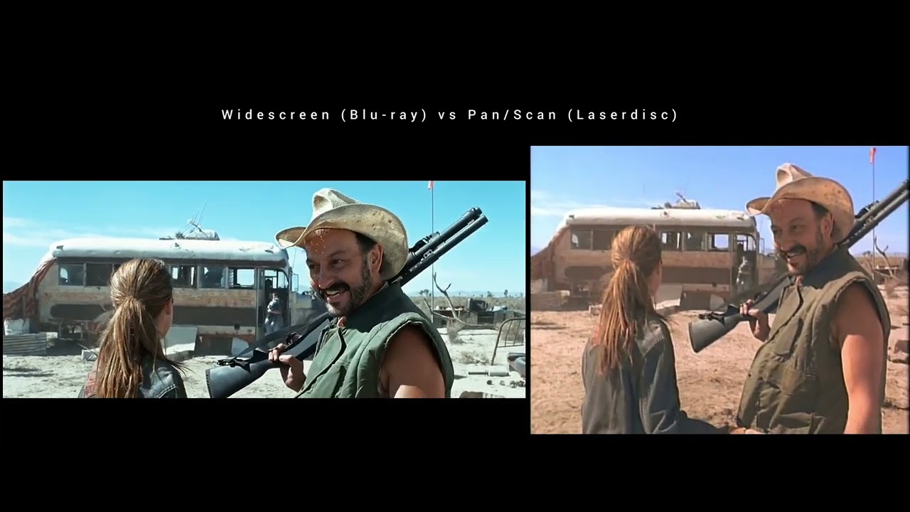 Terminator 2 (1991) Widescreen (Blu-ray) vs Fullscreen (Laserdisc ...