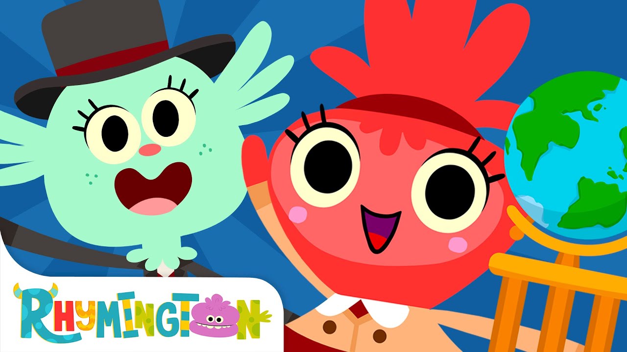 A Race So Grand Across The Land | Monster Cartoon | Rhymington Square ...