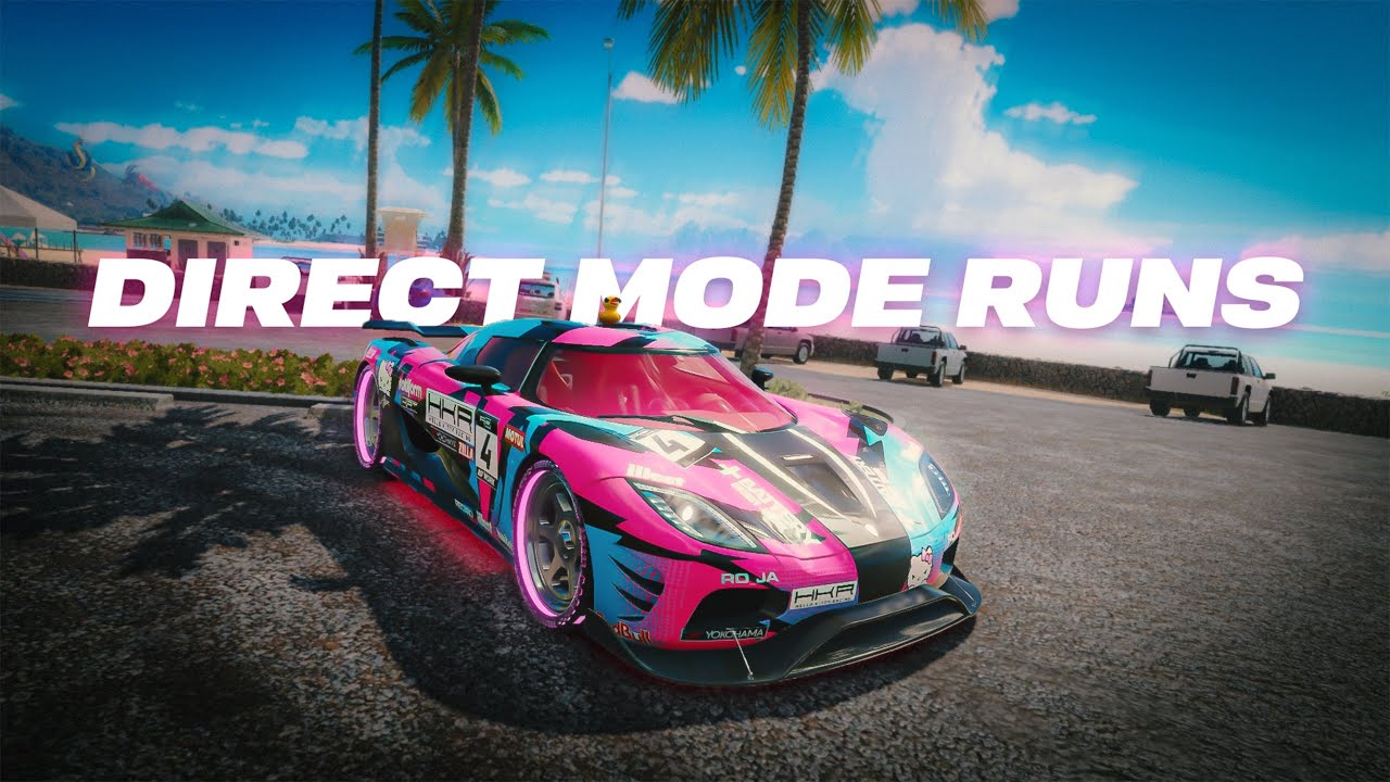 Practicing Direct Mode Using The AGERA R! / THE CREW MOTORFEST - YouTube