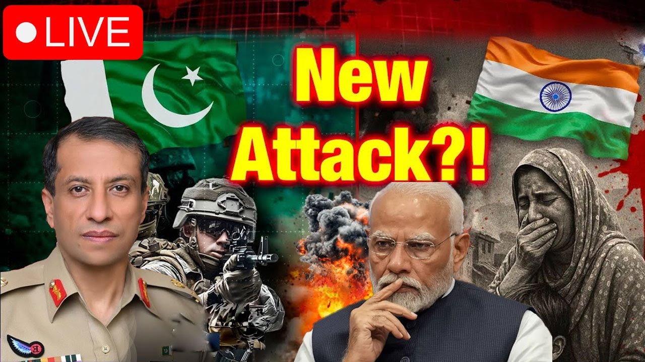 LIVE🔴Pak Army Attack On India | | Pak India WAR | DG-ISPR Ahmed Sharif ...
