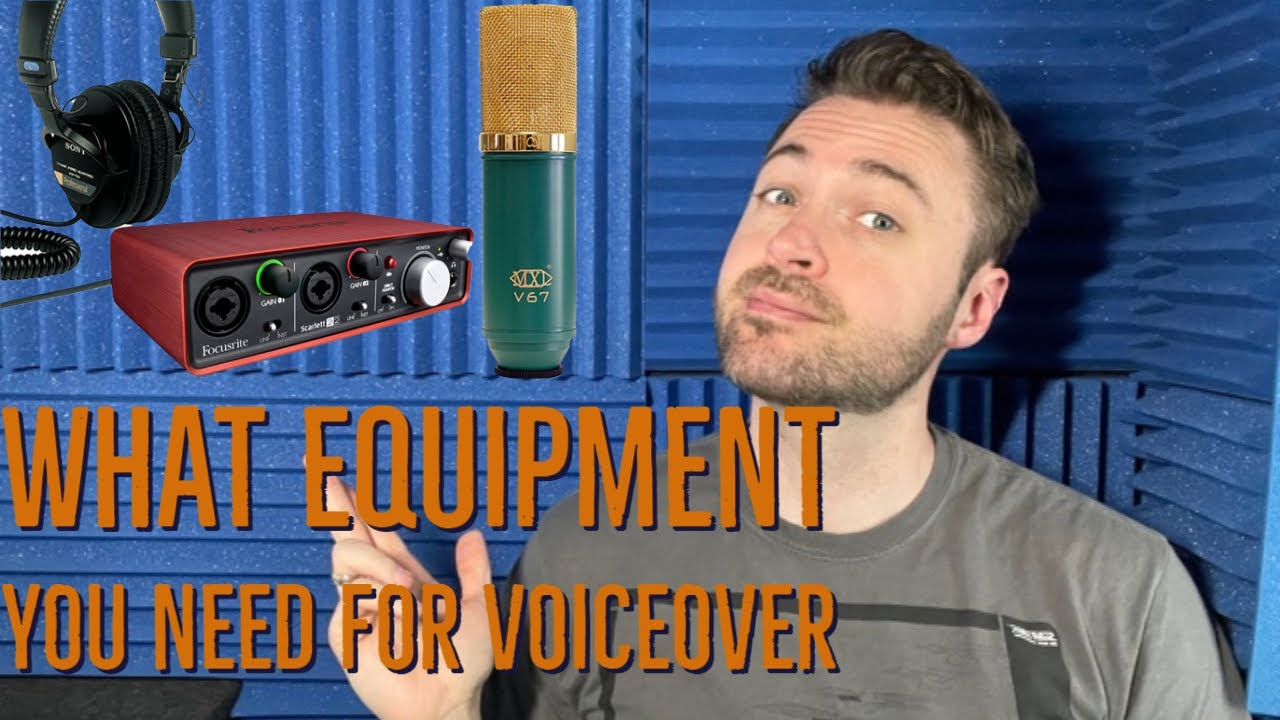 VOICE OVER TIPS | what equipment you need for voice over - YouTube