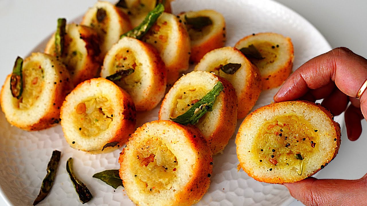 आलू सूजी रोल (सूजी से बना नाश्ता) | Suji Rolls | Suji Pin Wheels Recipe ...