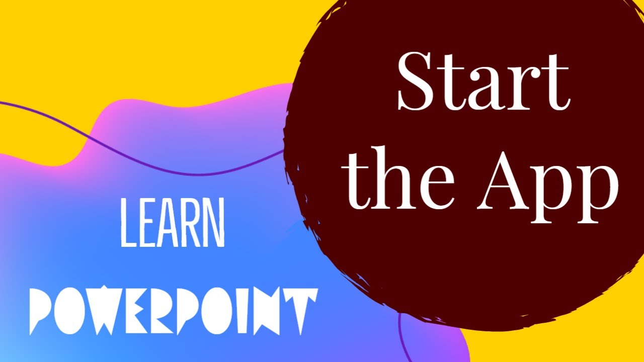 Start / Open the Microsoft PowerPoint App - YouTube