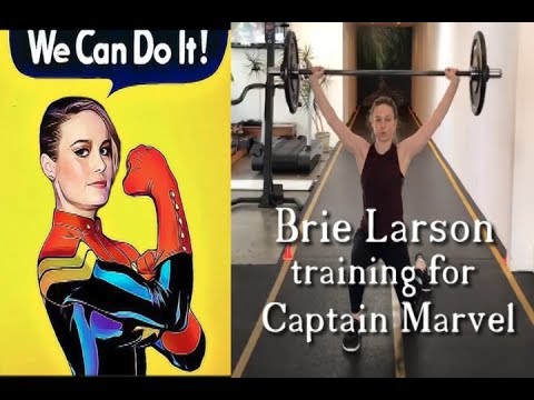 Brie Larson training for Captain Marvel - AFC - YouTube