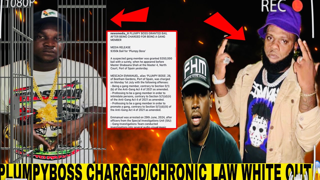 PLUMPYBOSS ARRESTED & CHARGE FOR PREZZI 7 G@NG/ CHRONIC LAW WHITE OUT ...