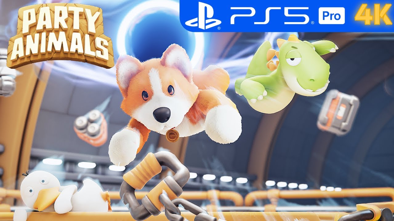 Party Animals PS5 PRO 4K Gameplay Part 5 (Full Game) - YouTube
