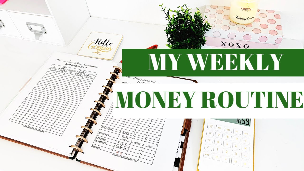 My Weekly Money Routine | Budget With Me - YouTube