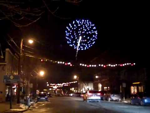 First Night New Jersey . Fireworks in Frenchtown on the Delaware River ...