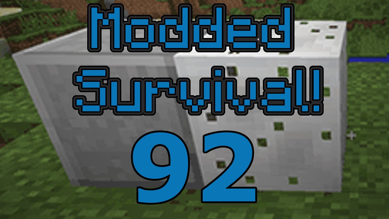 Minecraft- Modded LP [Ep 92] Construction Foam? - YouTube