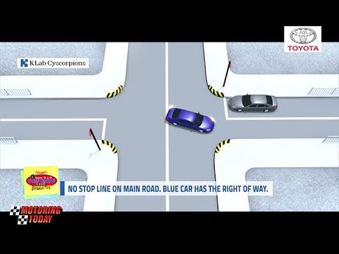 NO STOP LINE ON MAIN ROAD YSS Road Safety Tips - YouTube