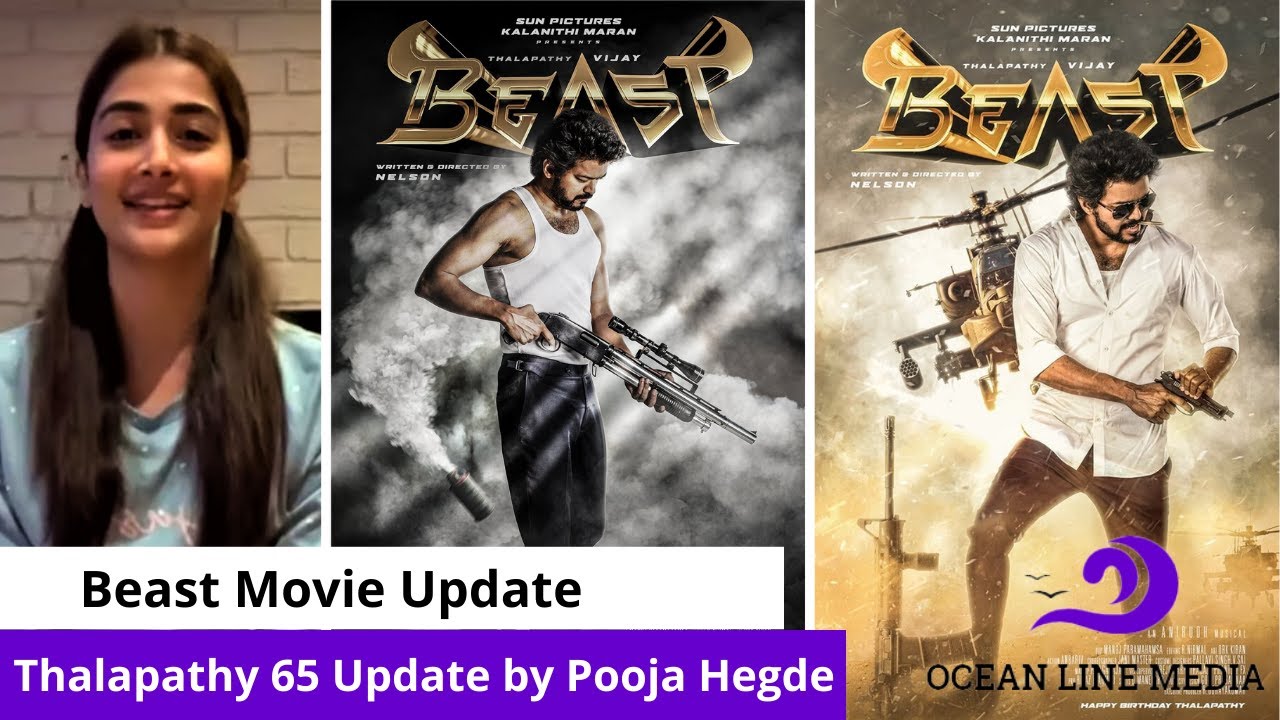 Beast Movie latest update By Pooja Hegde | Thalapathy 65 Movie update ...