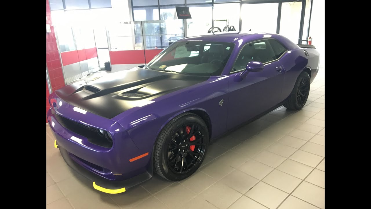 Hellcat Challenger and Charger Plum Crazy - YouTube