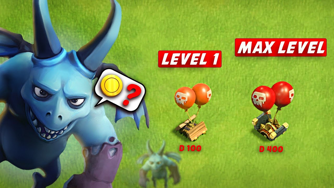 Air Bomb Trap: Levels 1 to Max | Clash of Clans - YouTube
