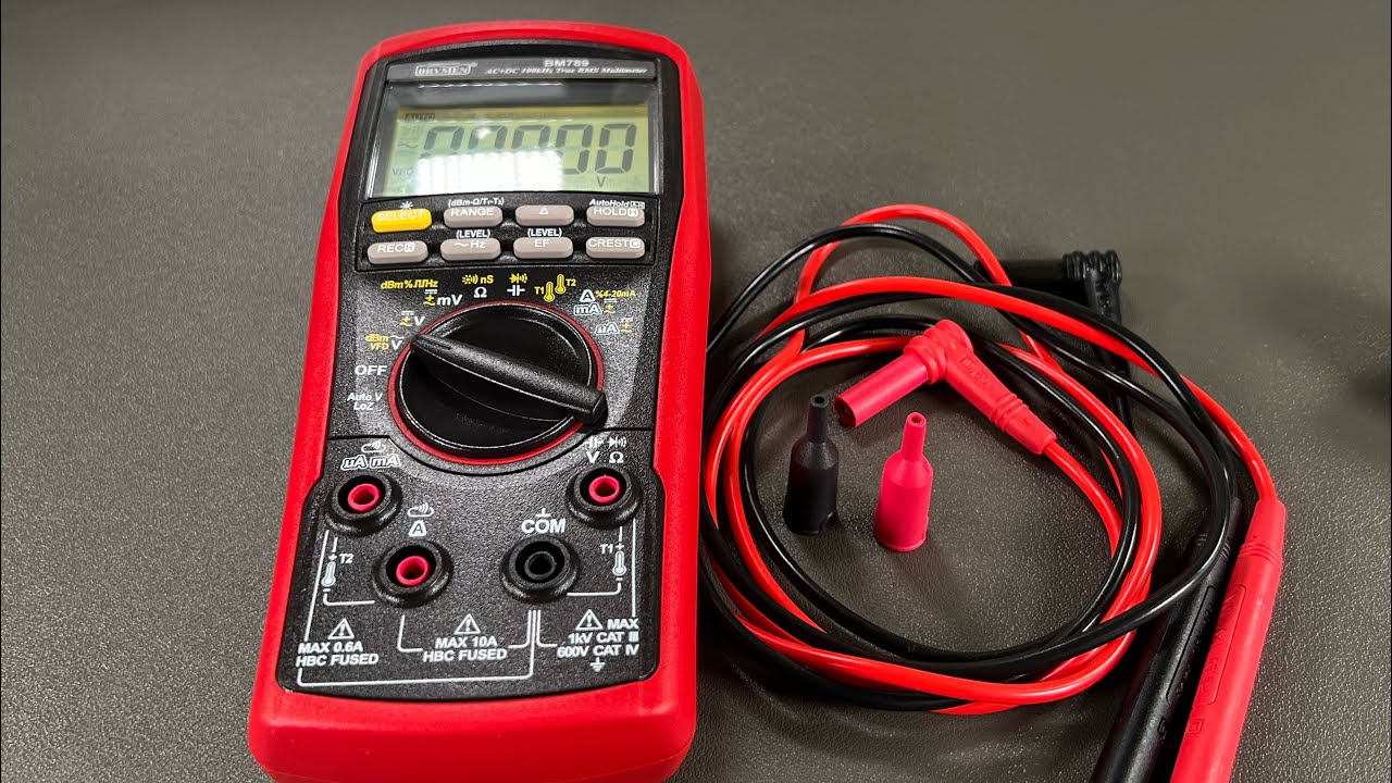 Exploring the BRYMEN BM789 AC+DC TRMS Multimeter - YouTube