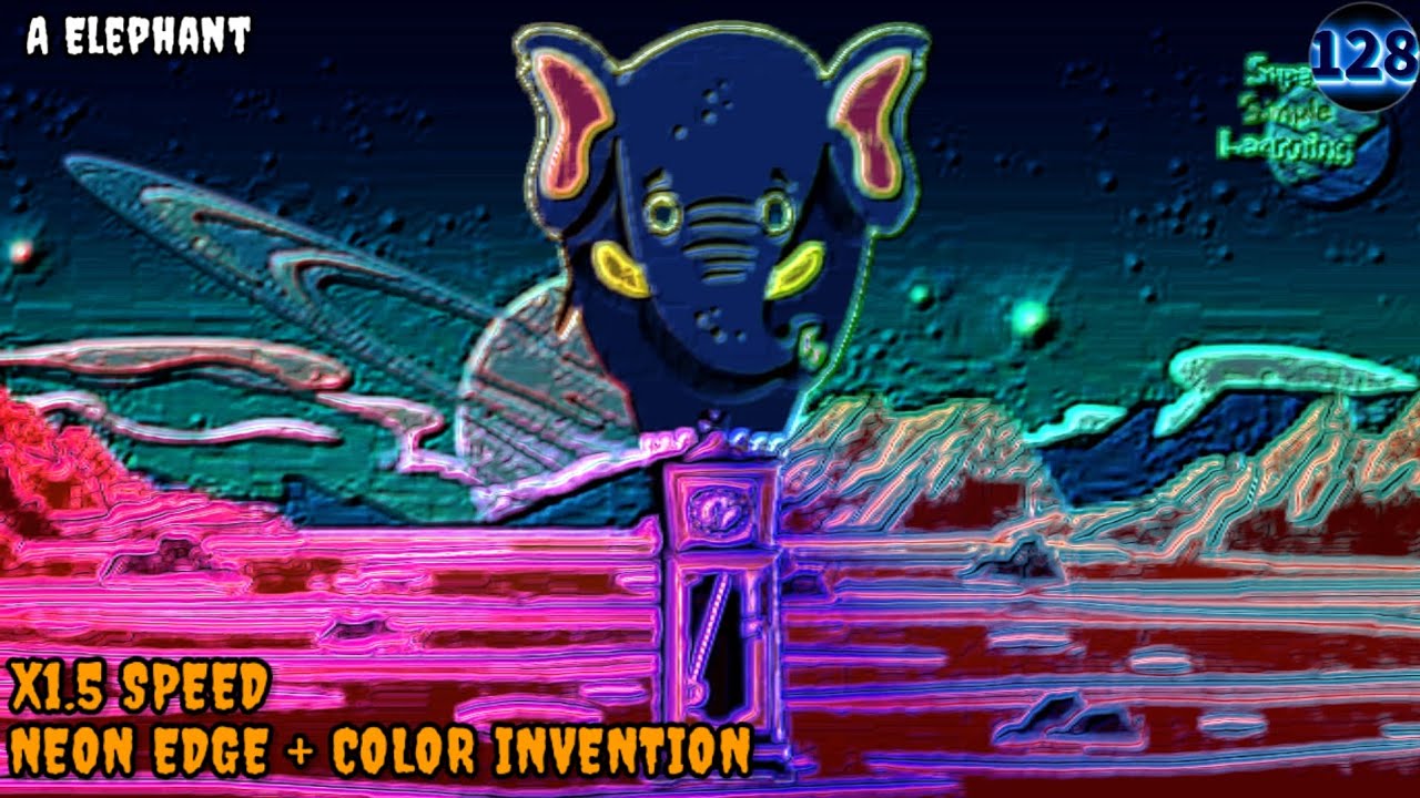 HICKORY DICKORY DOCK SONG || ELEPHANT || LIGHT PARTY EFFECTS || NEON ...