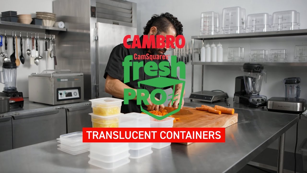 Camsquares FreshPro - 1QT and half quart food storage container - YouTube