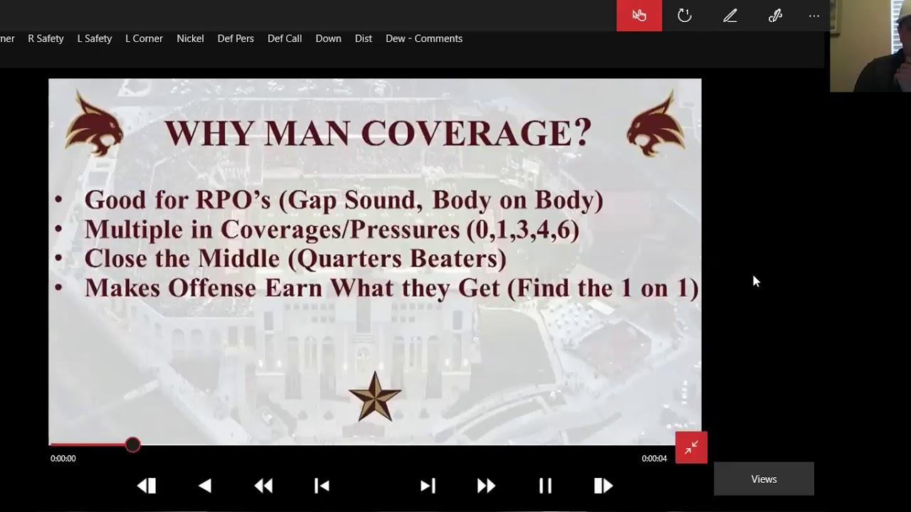 Man coverage techniques and when to incorporate each - YouTube