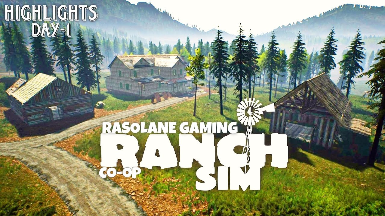 Playing Ranch Simulator First Time Ultra Graphics Gameplay | Co-op Day ...