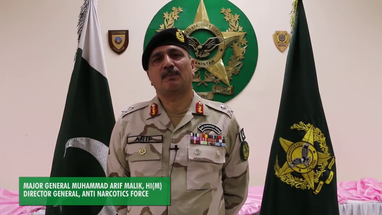 Major General Muhammad Arif Malik Director General Anti Narcotics Force ...