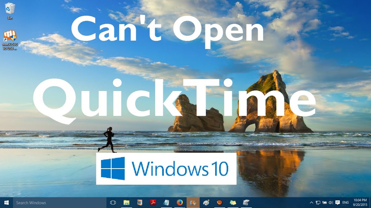 Can't Start Quicktime in Windows 10 (Solved) - YouTube